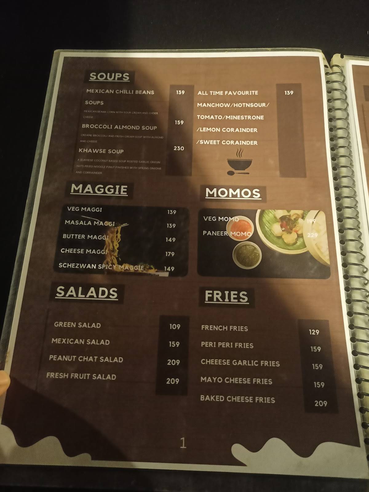 Menu at Hello Heaven Cafe, Ahmedabad