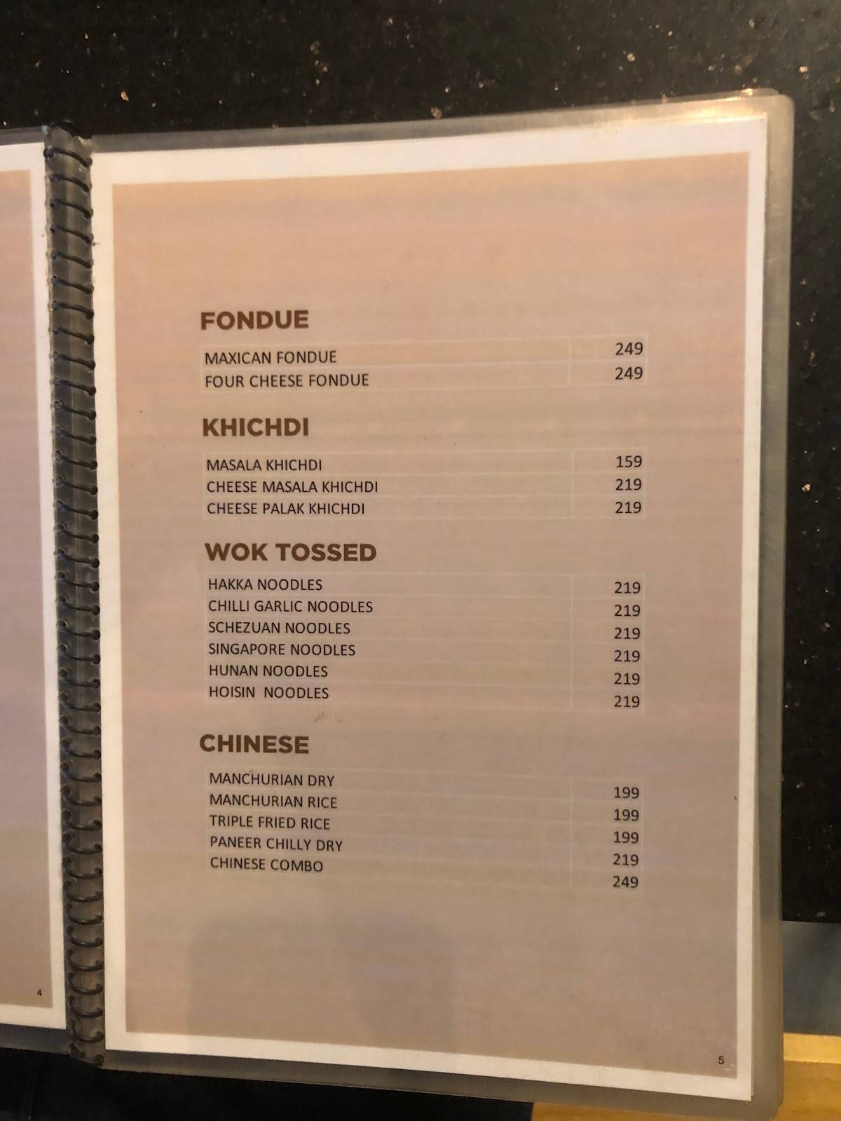 Menu at Hello Heaven Cafe, Ahmedabad
