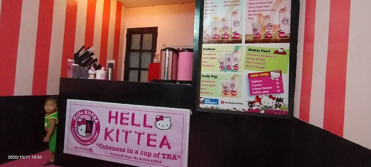 Menu at Hello Kittea restaurant, Dasmariñas