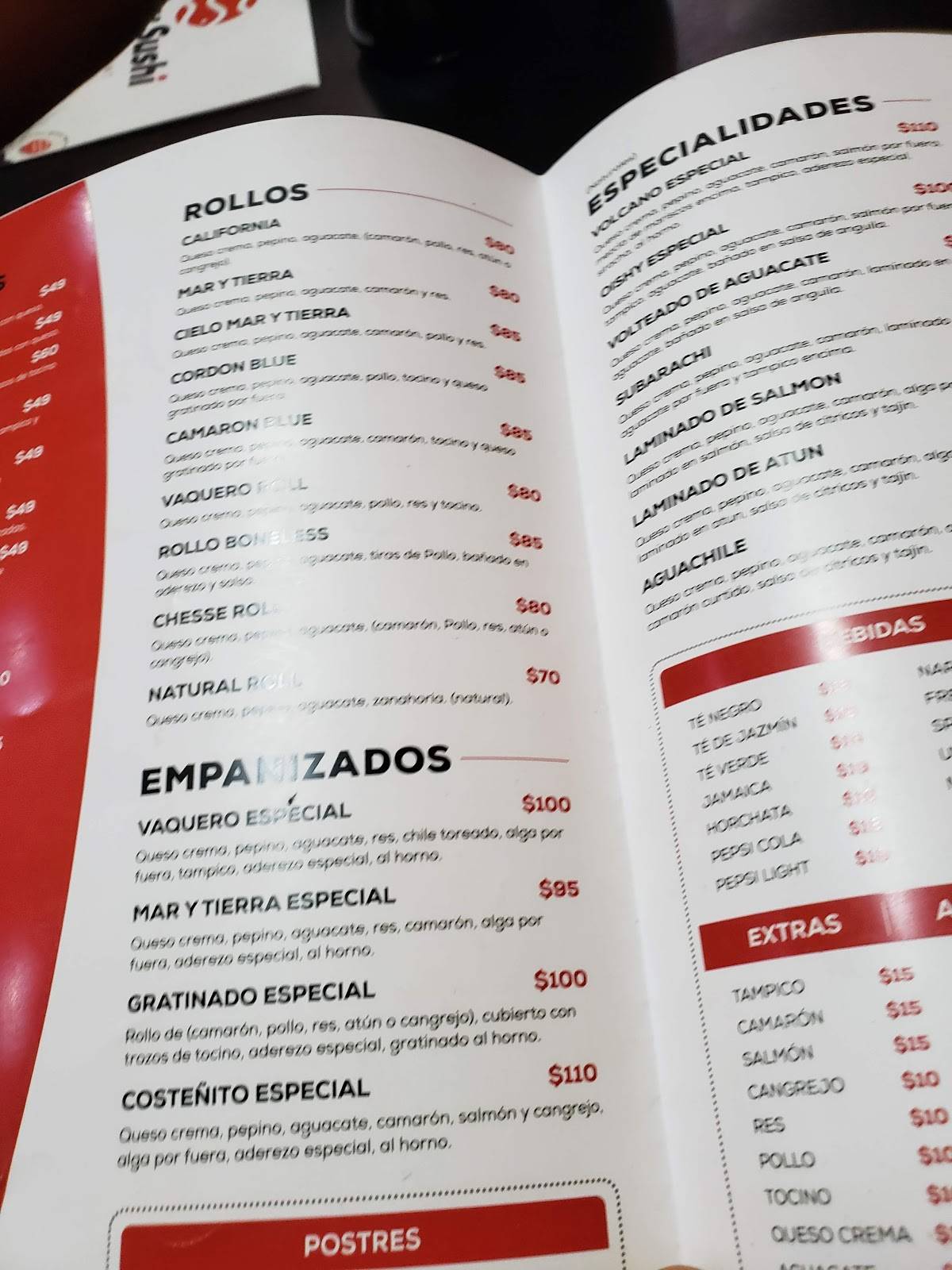 Menu at Oishy Sushi "Alvaro Obregón" restaurant, Hermosillo, Av ...