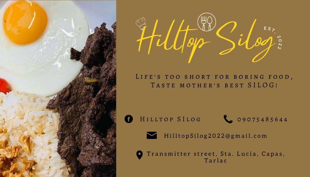 Menu at HillTop Silog restaurant, Capas