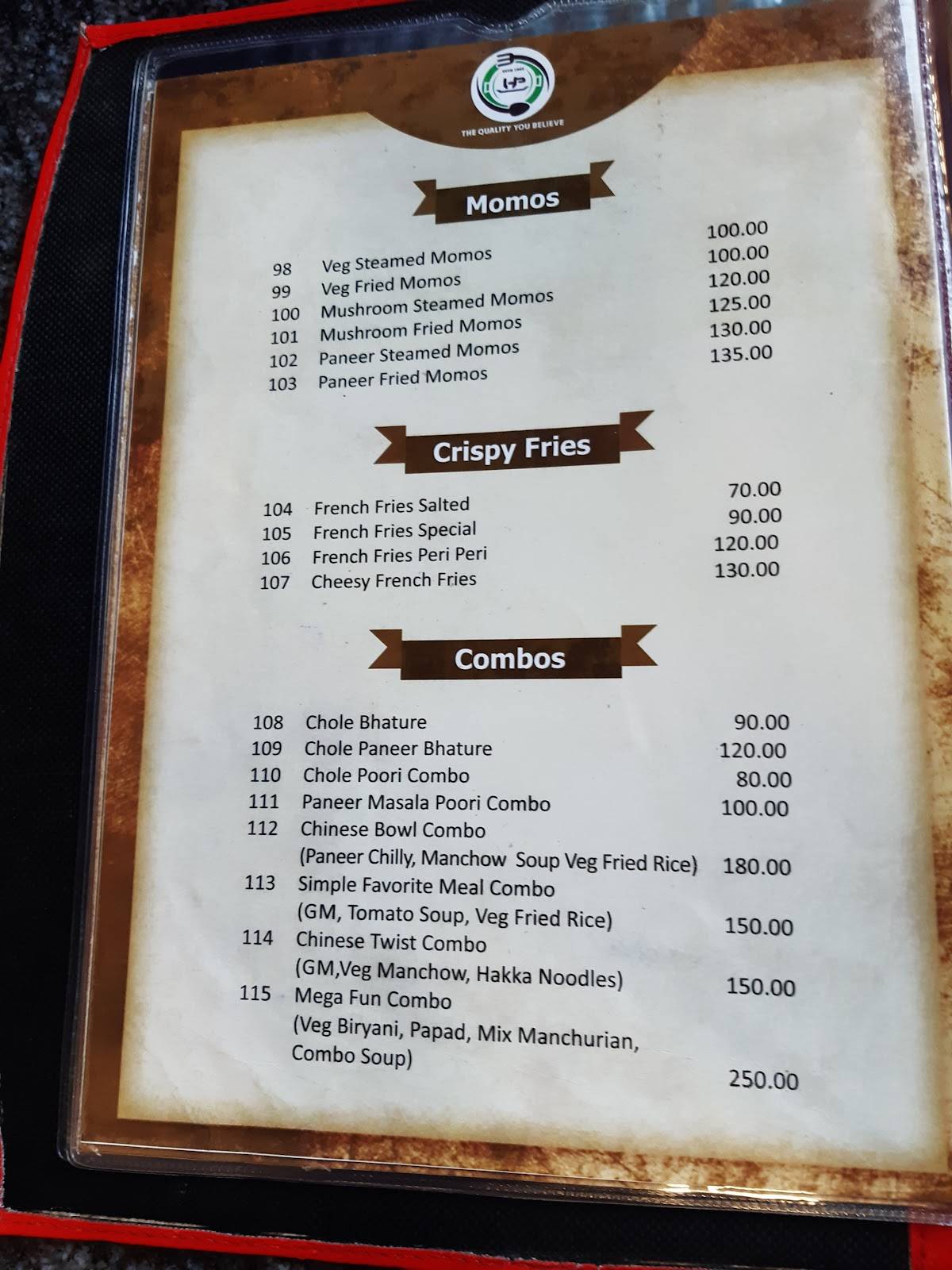 Menu at Hotel poornima, Karwar, R45J+Q5P