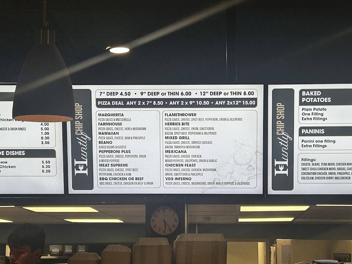 Menu at Huntly Chip Shop fast food, Huntly