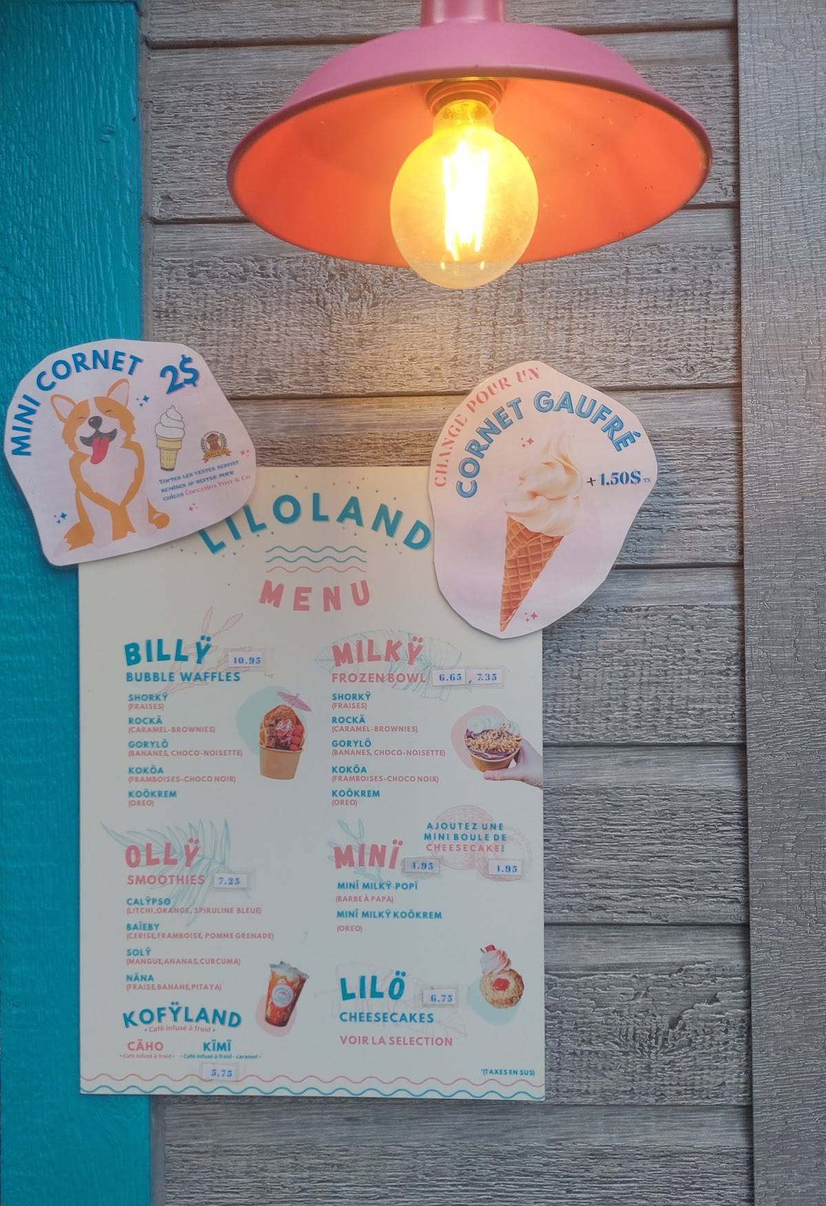 Menu au IKEA Québec- restaurant, Québec