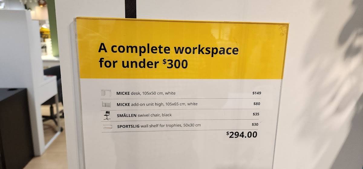 Menu at IKEA Restaurant, Springvale