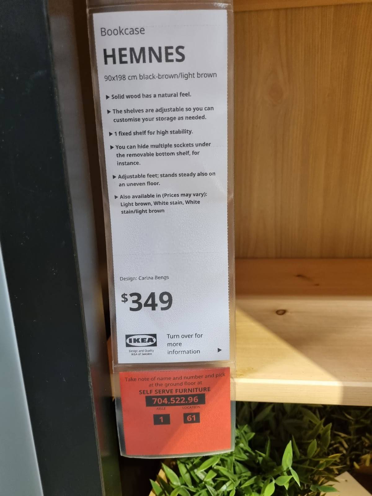 Menu at IKEA Restaurant, Springvale