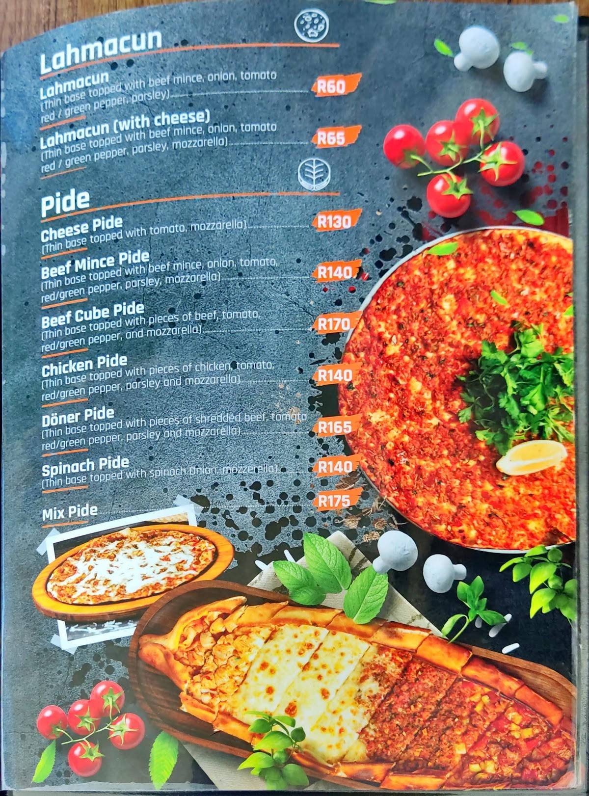 Menu at ISTANBUL KEBAB Sunninghill restaurant, Midrand, Village ...