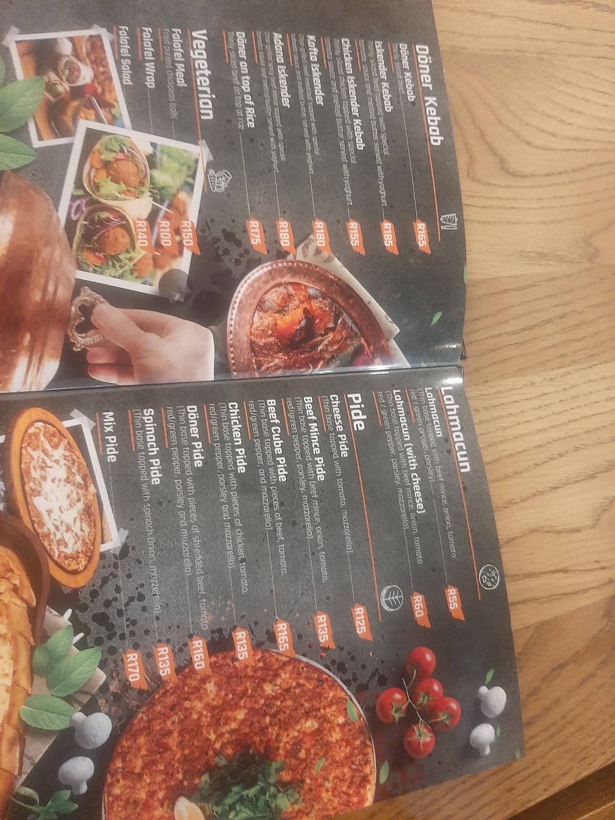 Menu at ISTANBUL KEBAB Sunninghill restaurant, Midrand, Village ...