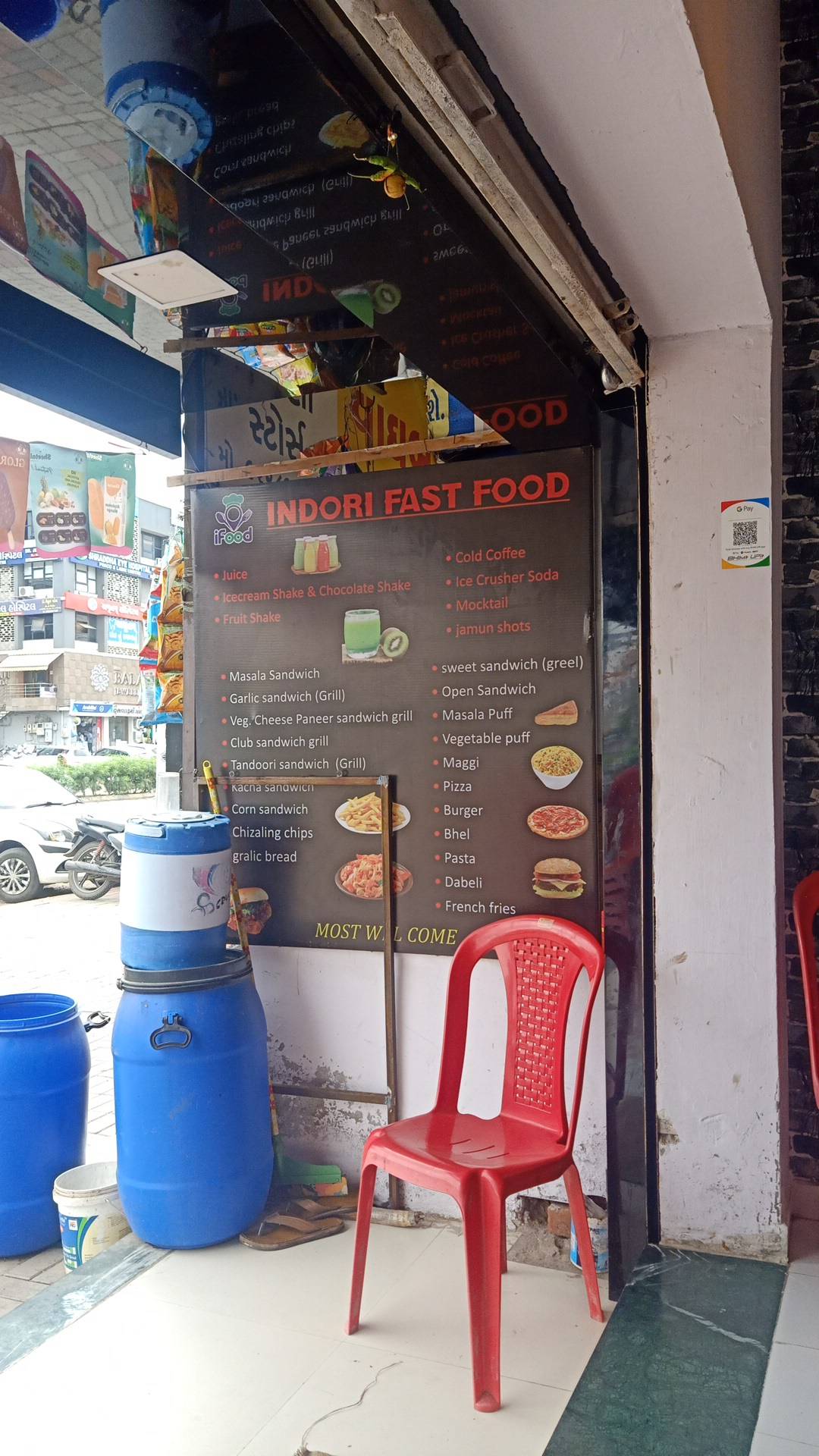 Menu at Indori Fast Food, Ahmedabad