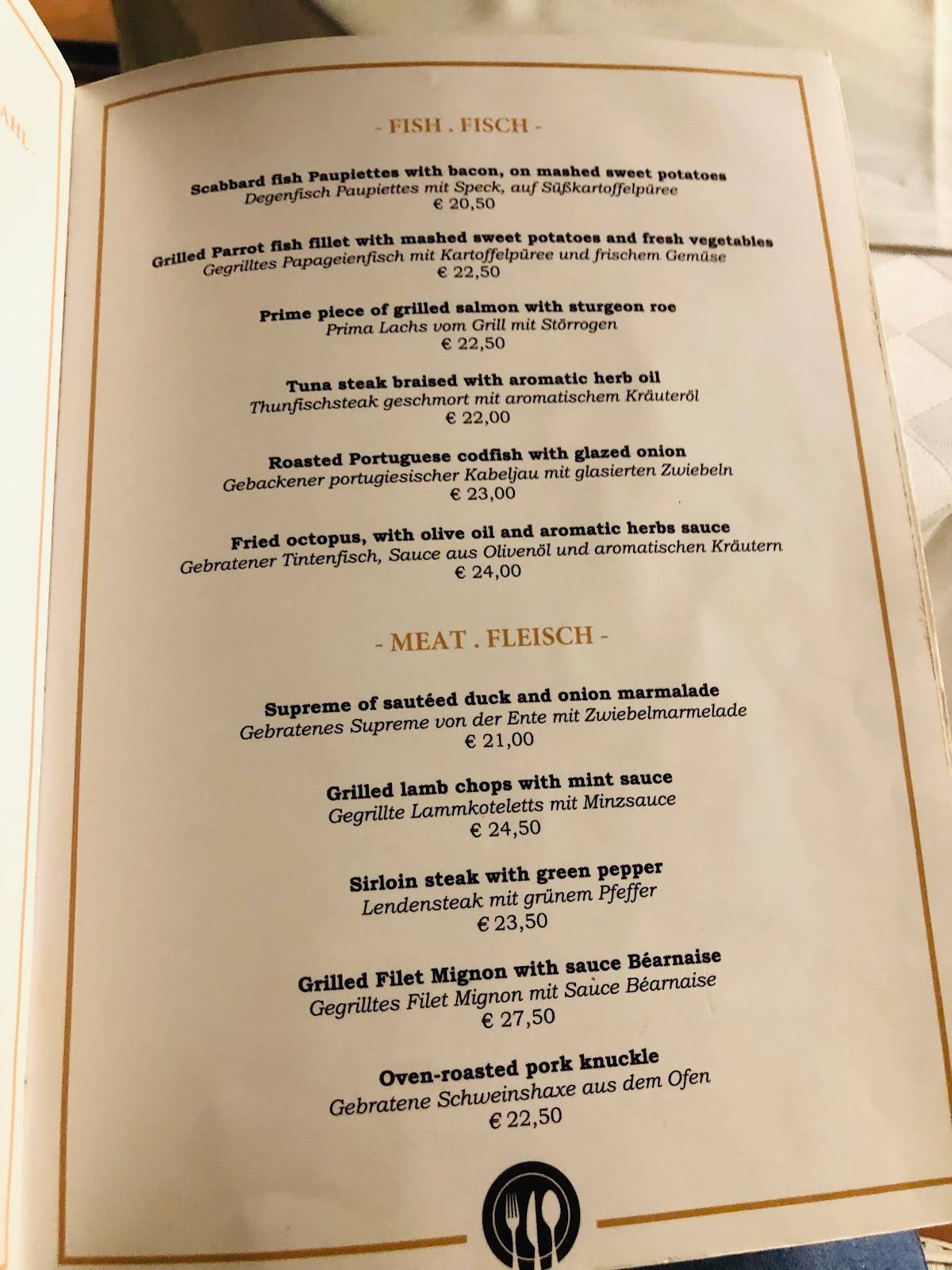 Menu em Inn & Art Madeira restaurante, Caniço