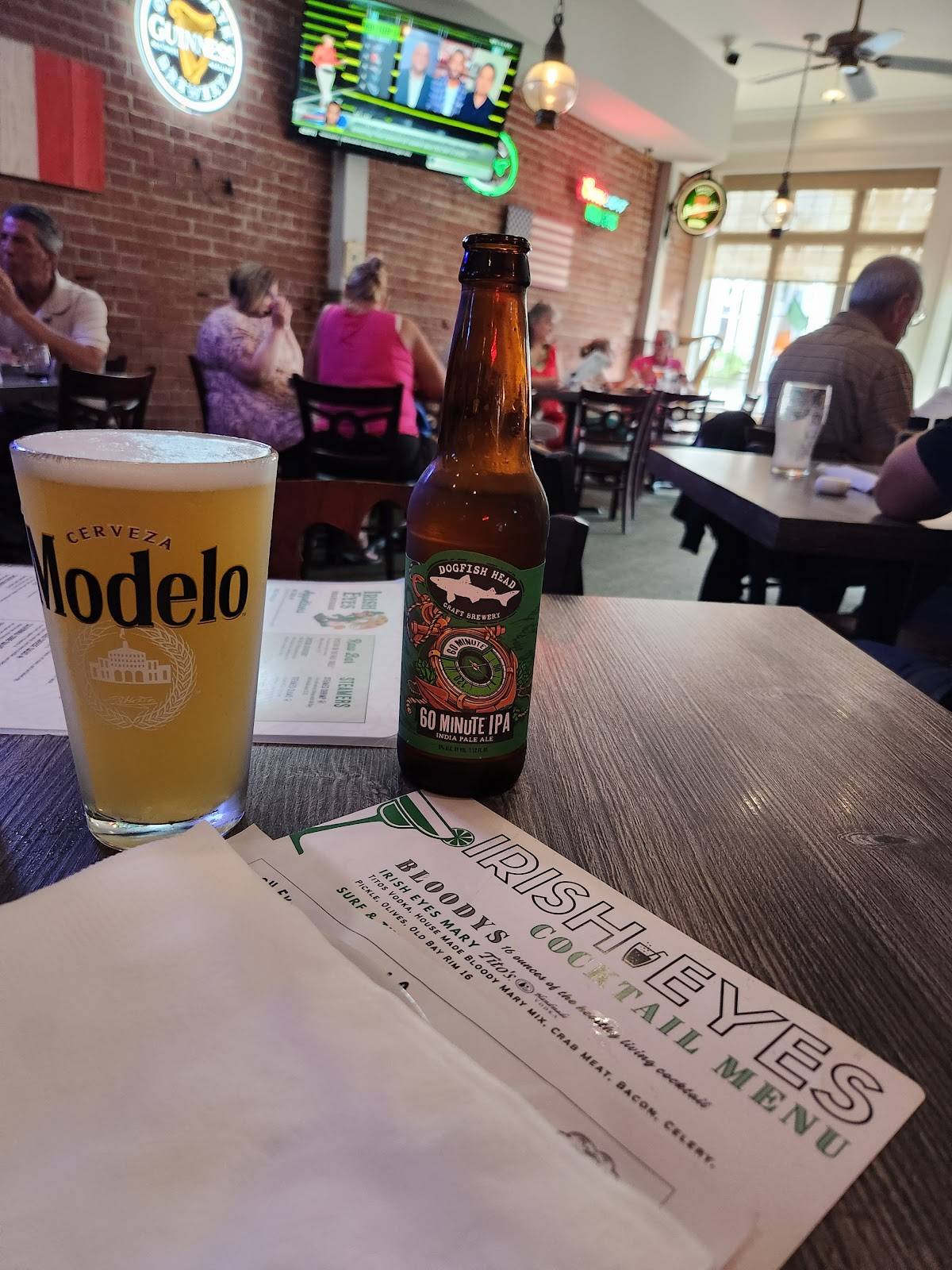 Menu at Irish Eyes Pub & Restaurant, Milton, 105 Union St