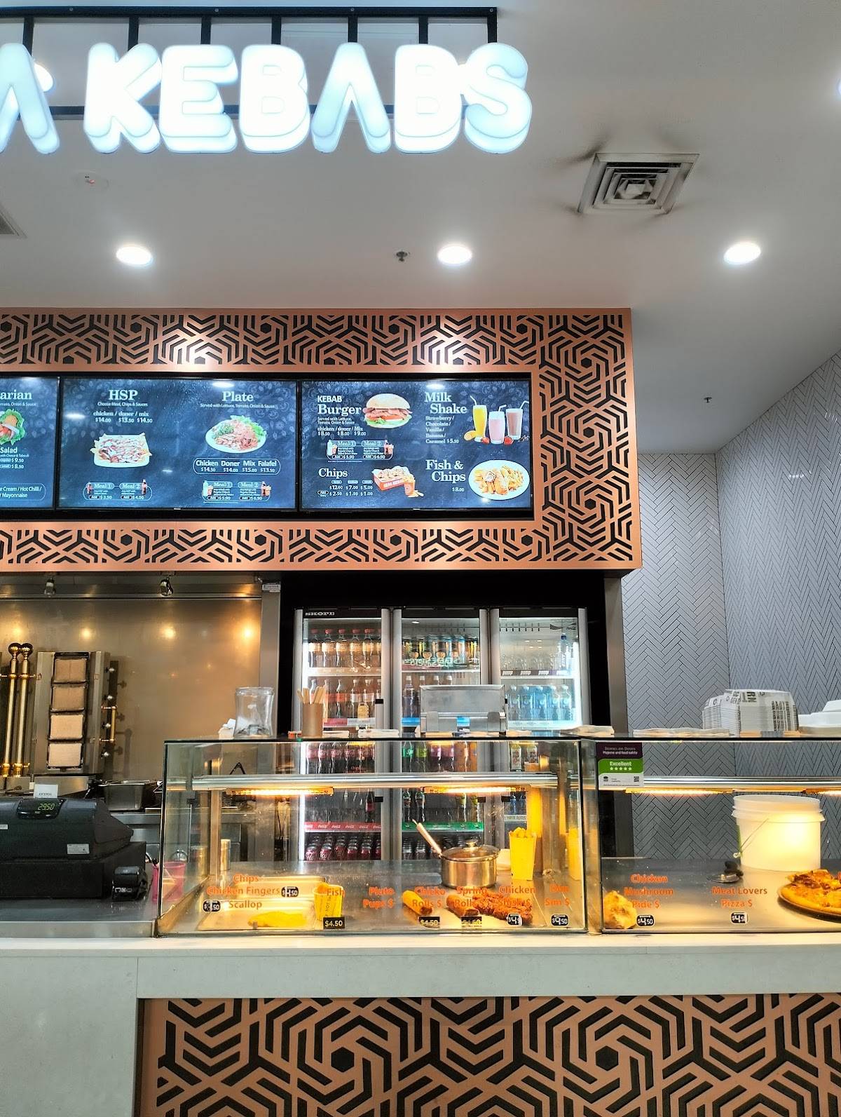 Menu at Ispa Kebab fast food, Bathurst, 37 William St