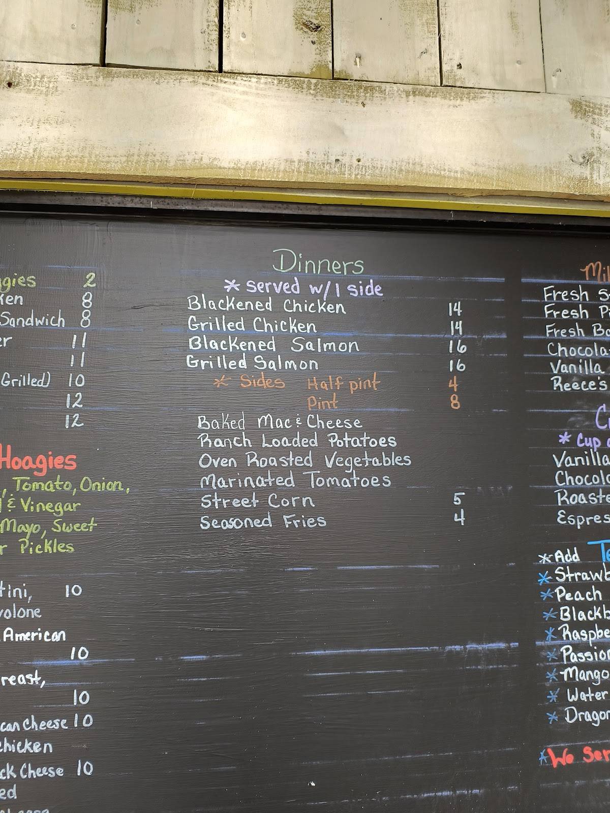Menu at Jack's Food Shack restaurant, Mount Airy