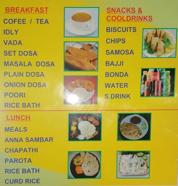 Menu at Jerome Coffee & Food Court, Bengaluru, No:12