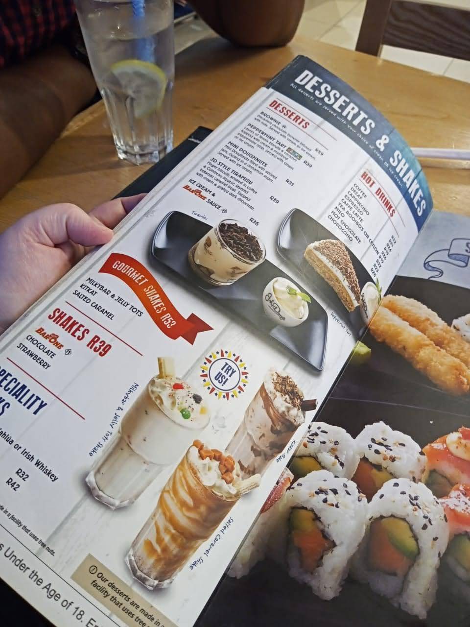 Menu at John Dory's N1 City restaurant, Cape Town, Shop U03A