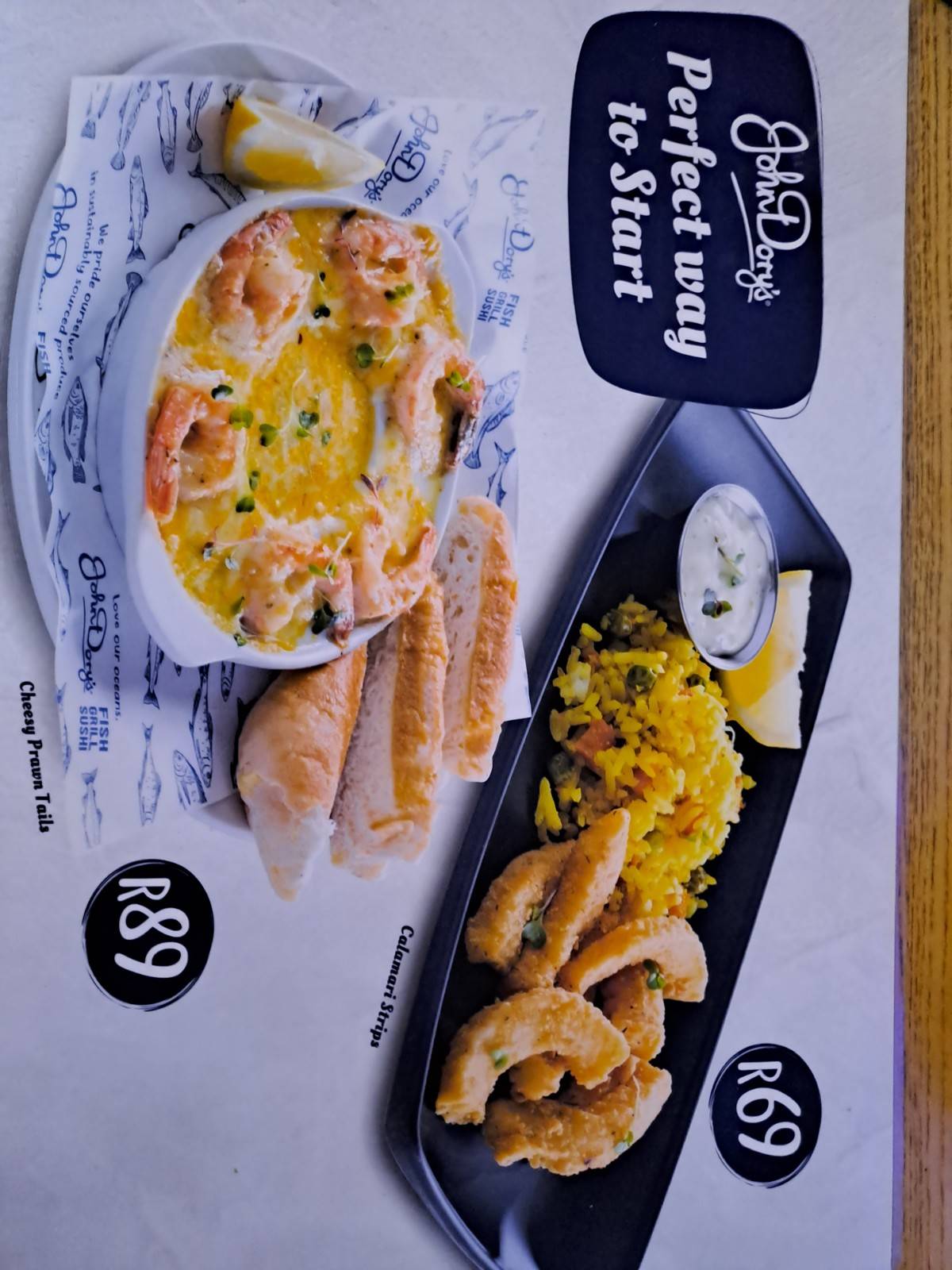 Menu at John Dory's N1 City restaurant, Cape Town, Shop U03A