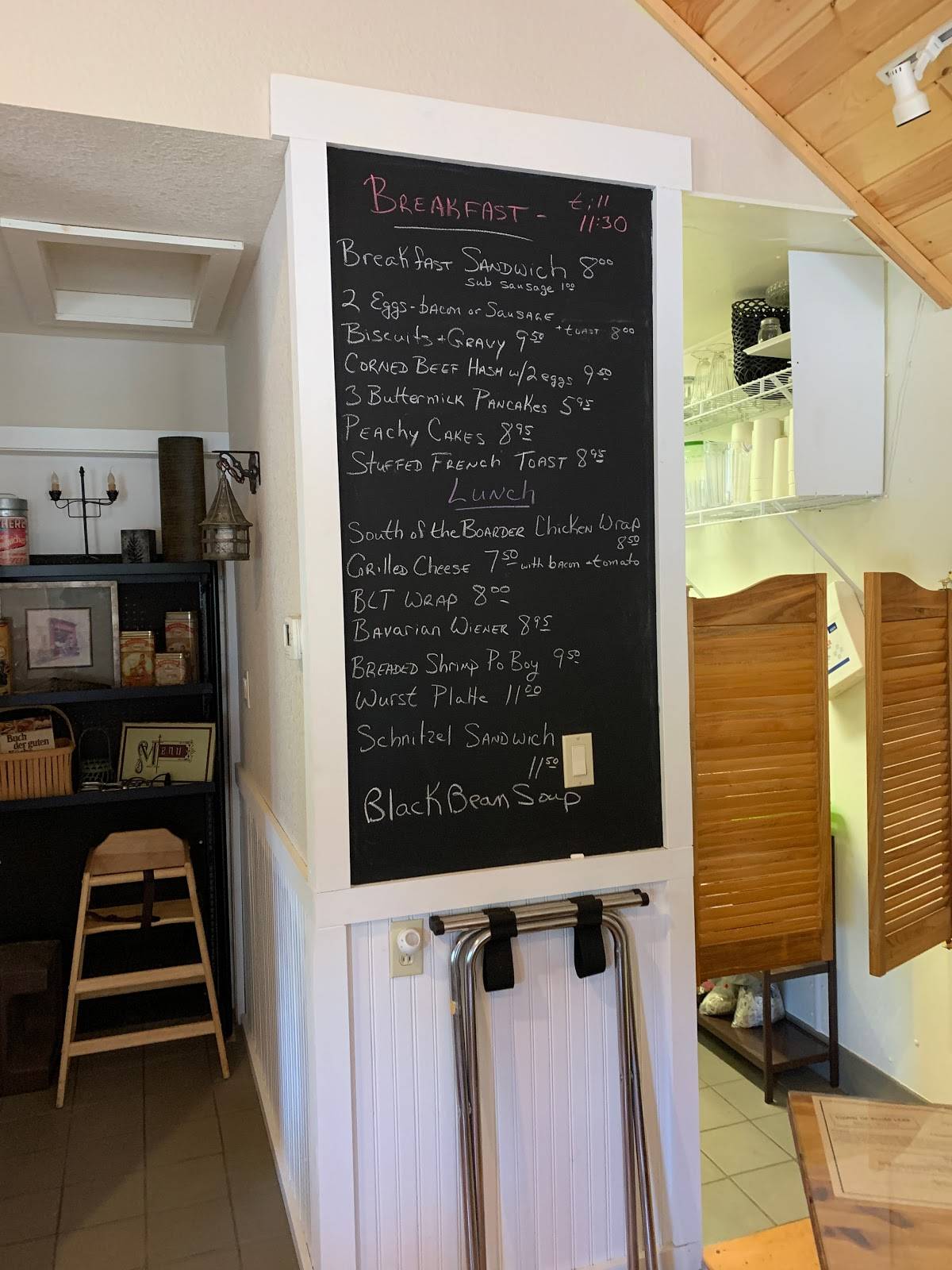 Menu at Junction Cafe, Sayner, WI-155