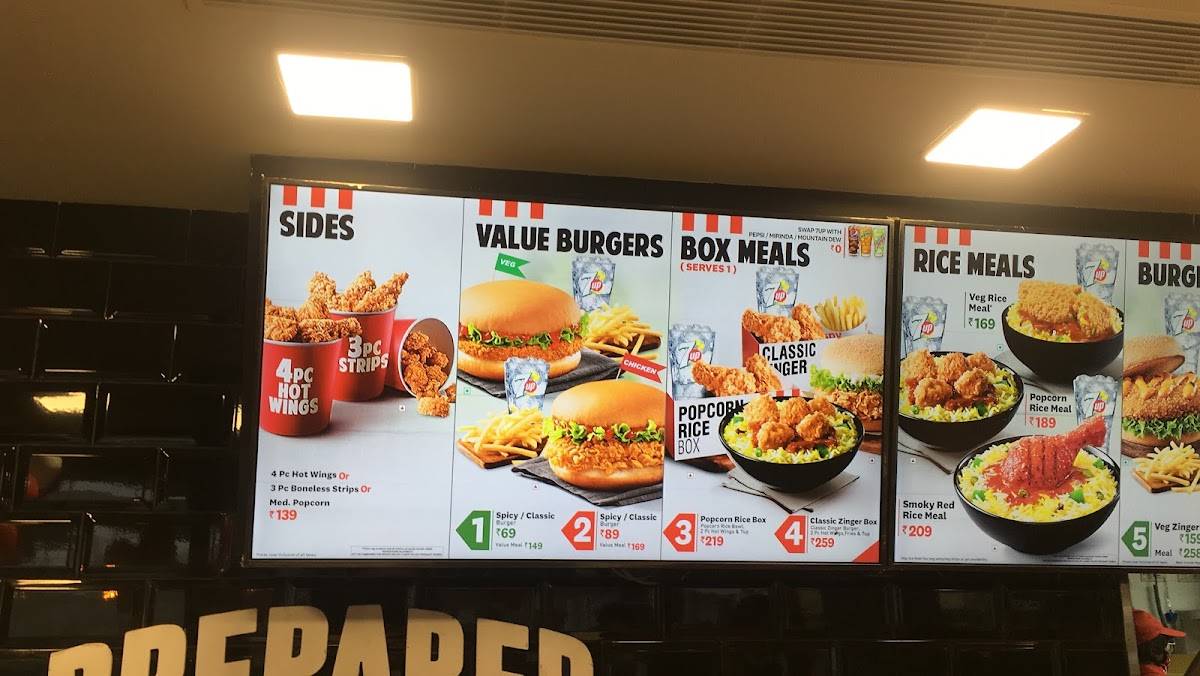Menu at KFC, Irinjalakuda, Kodungallur Shornur Road Mukundapuram