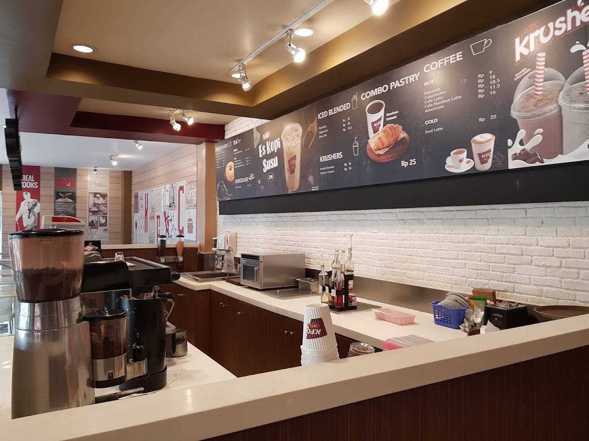Menu at KFC restaurant, Central Jakarta, Jl. Tanah Abang II No.85