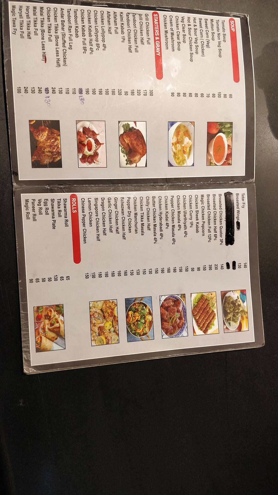 Menu at Kabab Magic, Bengaluru, XH5H+G4W