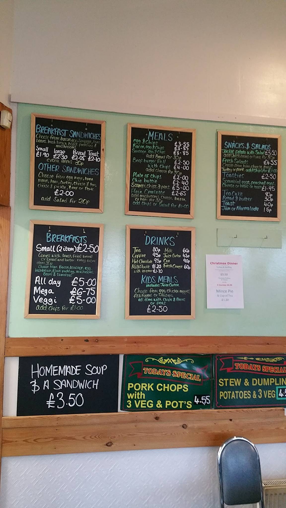 Menu at Kay's Cafe, Jaipur