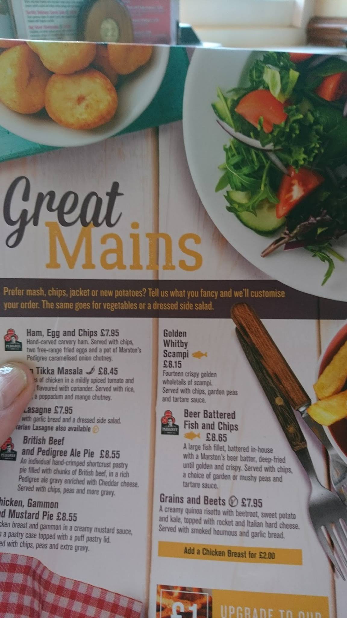 Menu at Trading Post pub & bar, Kettering