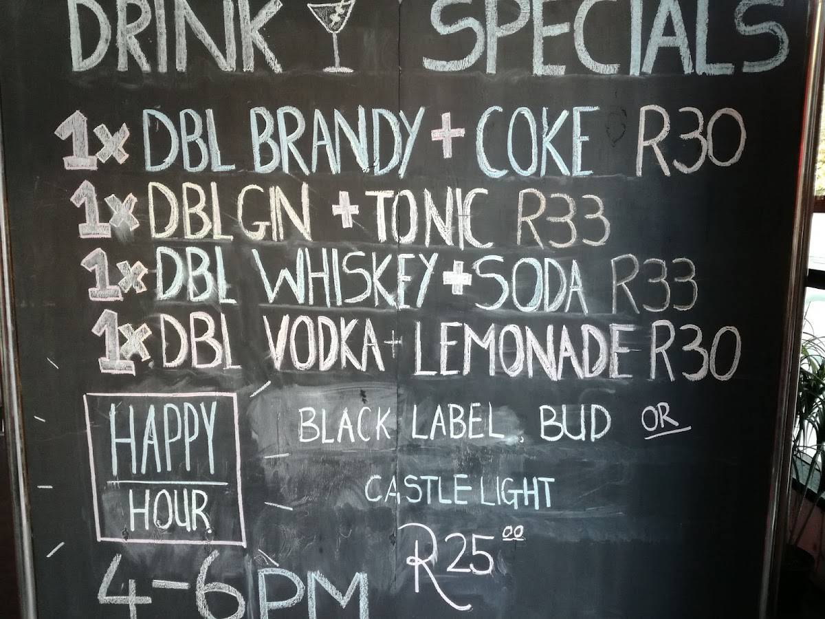 Menu at Kind Regards restaurant, Cape Town, 86 Station Rd
