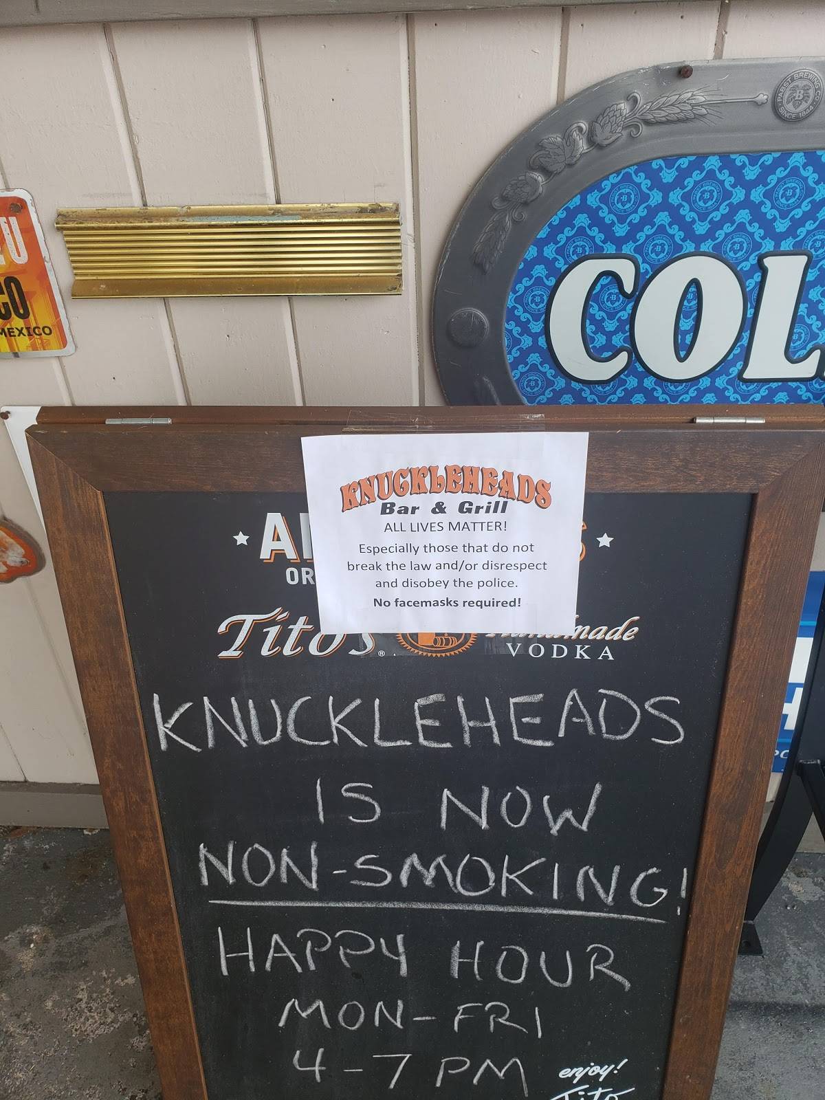 Menu at Knuckleheads Bar and Grill, Myrtle Beach