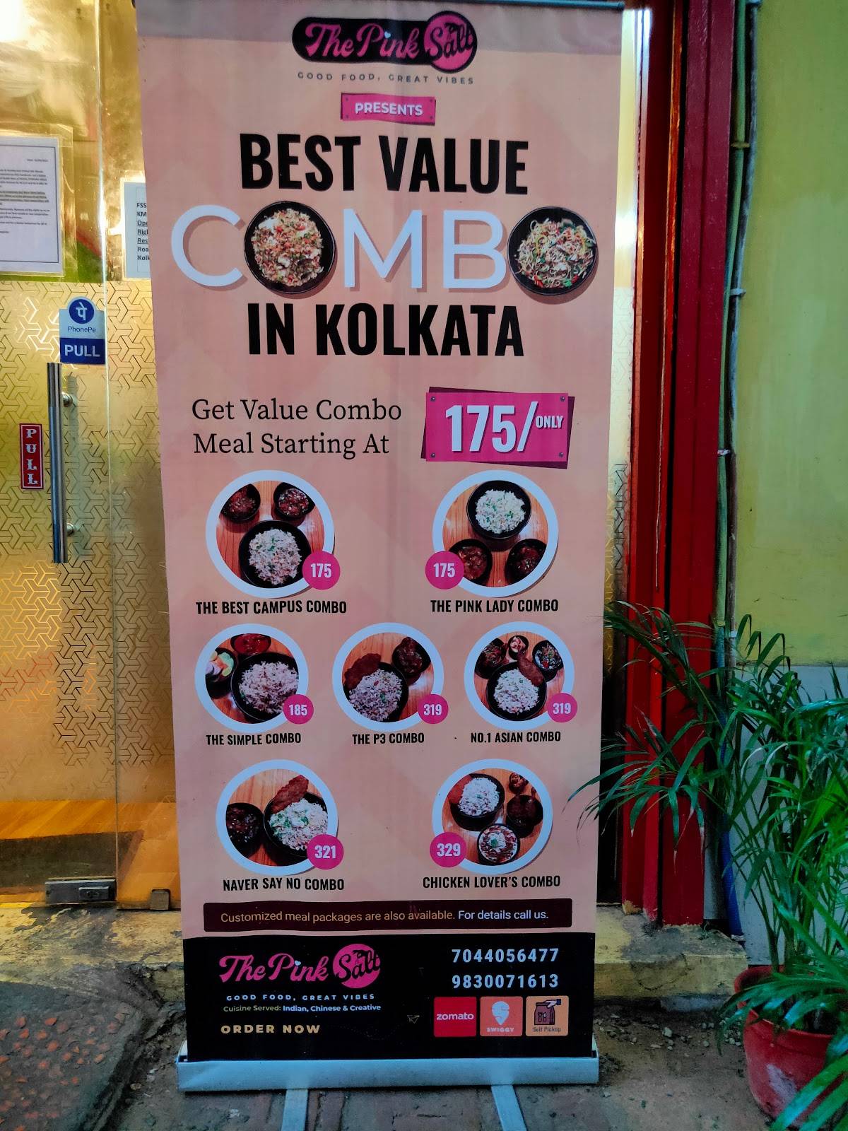 Menu at The Pink Salt, Kolkata
