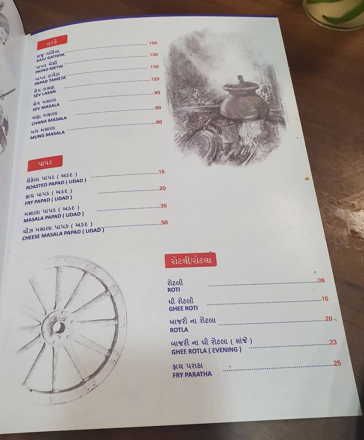 Menu at Krishna Kathiyawadi Hotel (MAIN BRANCH), Vadodara, Shree ...