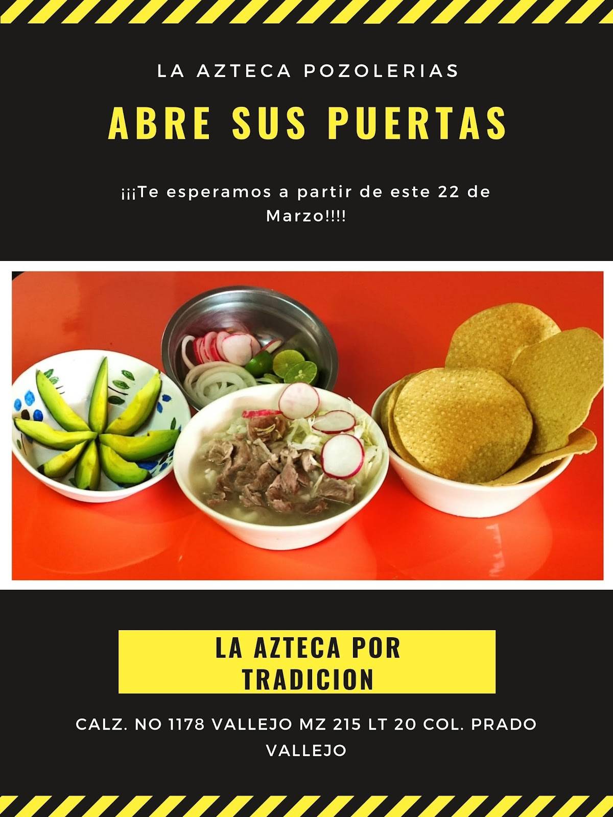 Carta del restaurante La Azteca Pozolerias, Tlalnepantla