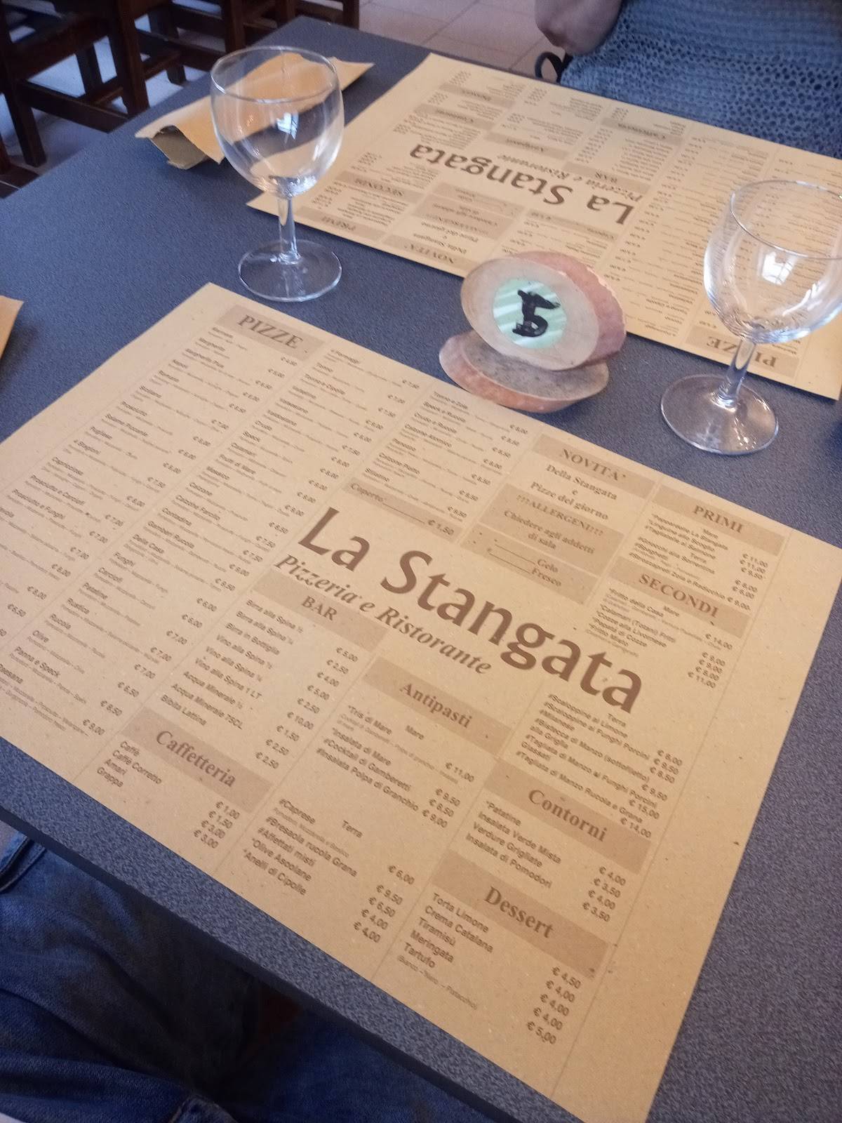 Menu da La Stangata pub & bar, San Maurizio D'opaglio