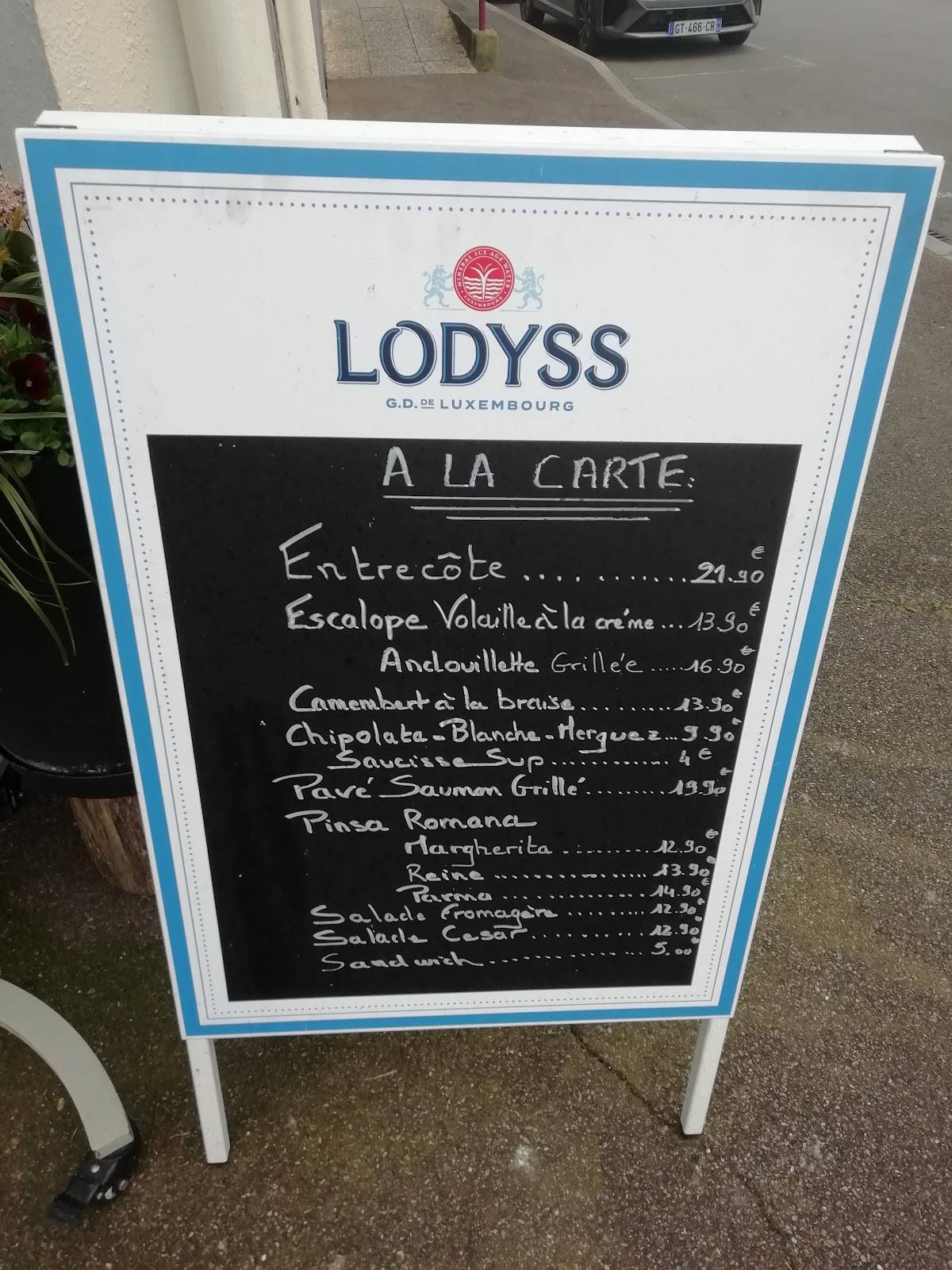 Menu au La Table d'Albert restaurant, Jarny