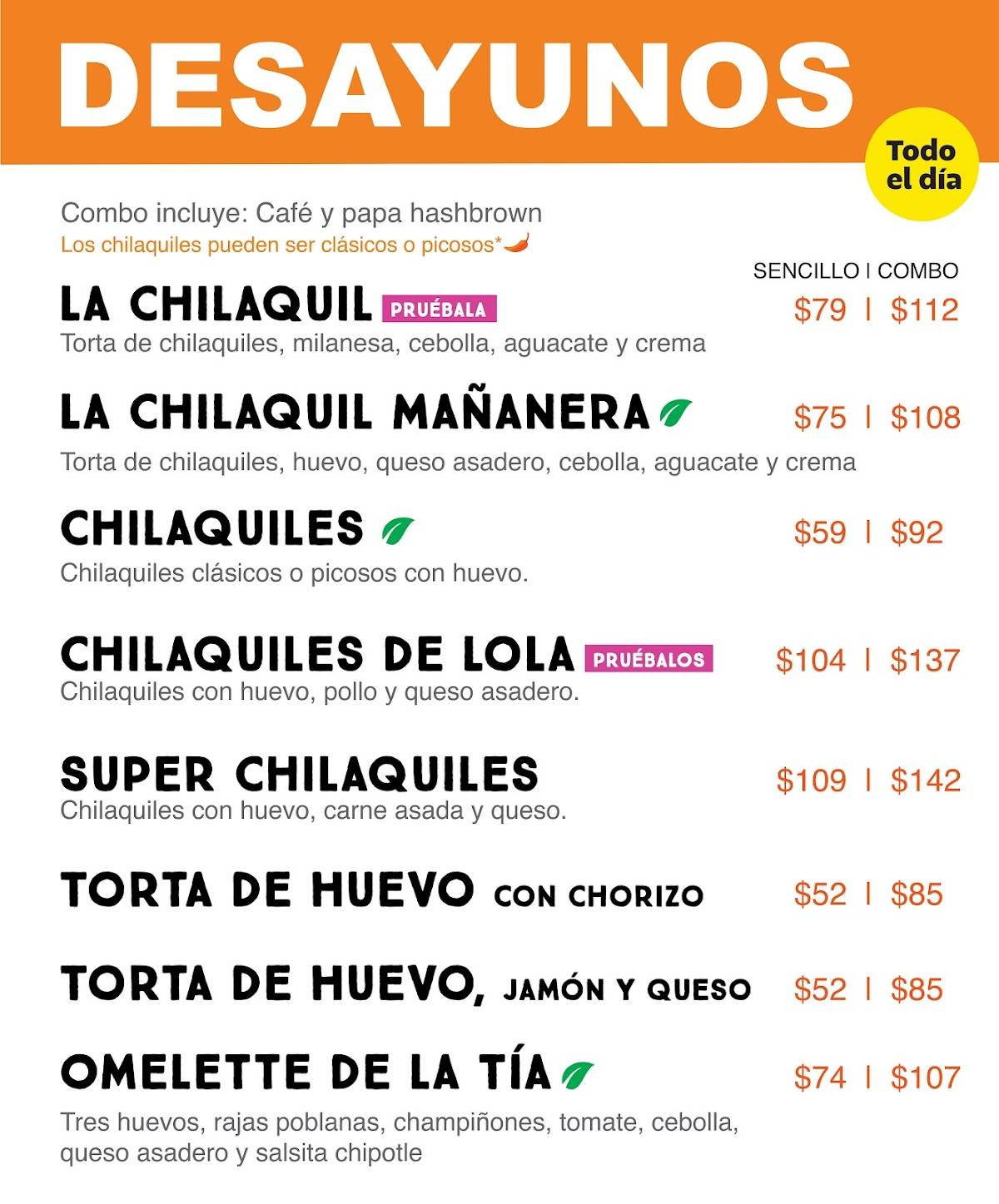 Carta del restaurante La Torta Plaza, Tijuana, Blvd. Salinas 10889