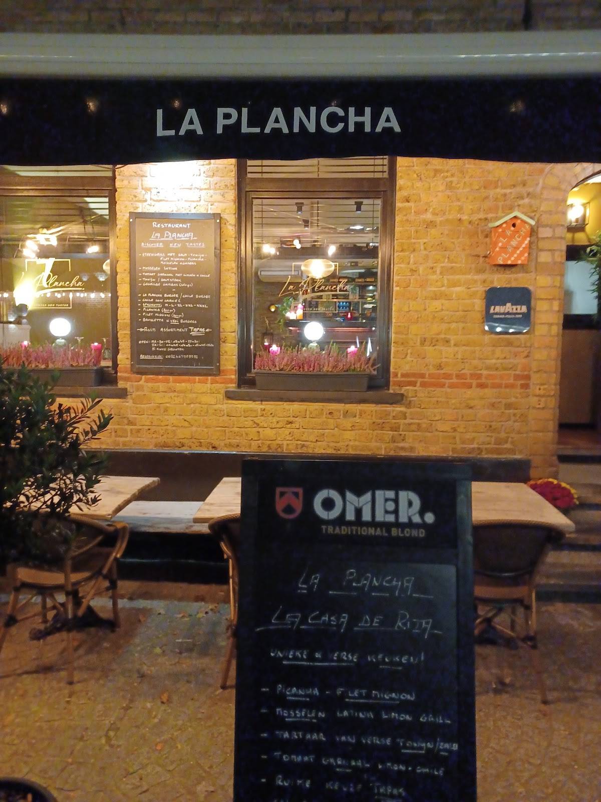 Speisekarte von La plancha, Damme