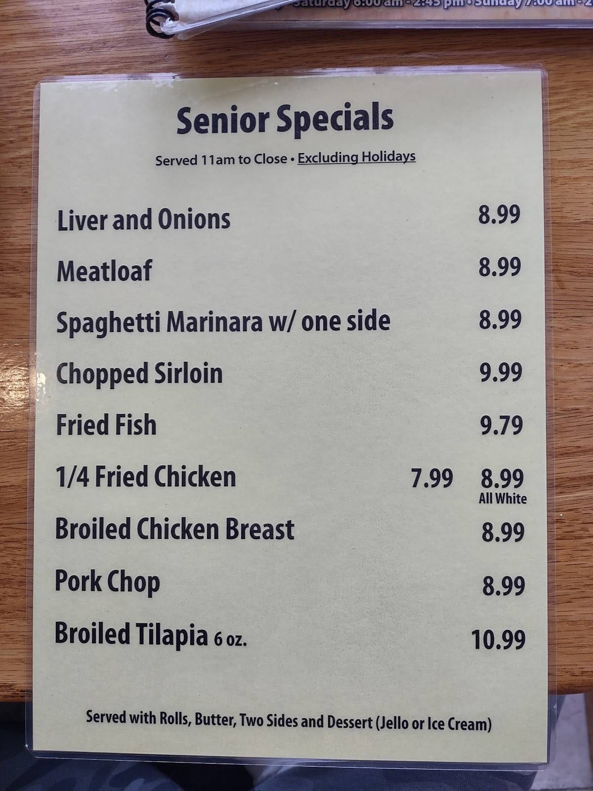 Menu at Lakeside Cafe, Fort Wayne, N Coliseum Blvd