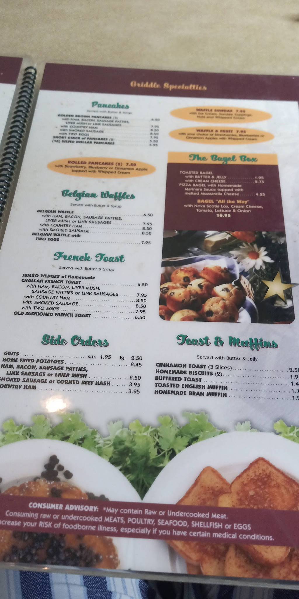 Menu at Landmark Restaurant Diner, Charlotte