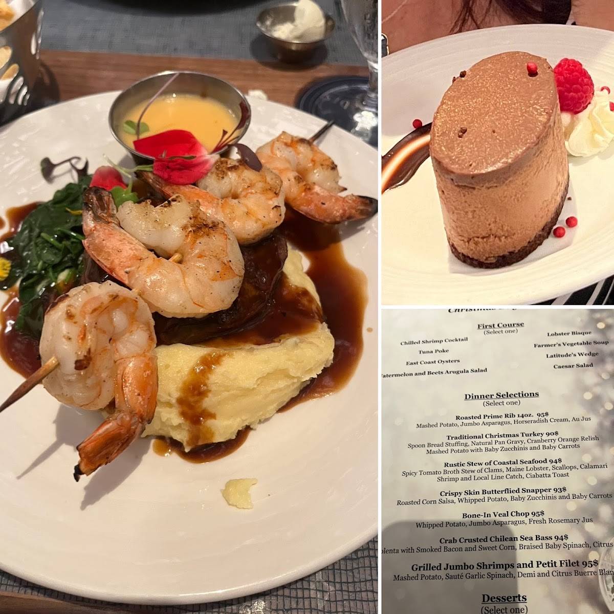 Menu at Latitudes - Delray Sands Resort restaurant, Highland Beach, S ...