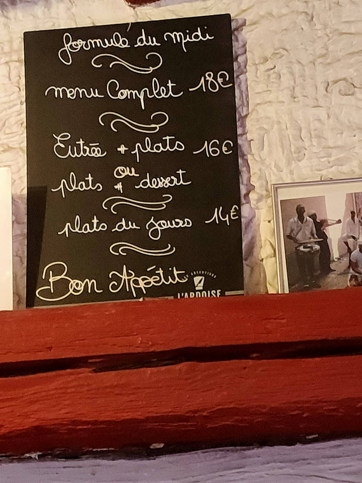 Menu at Le Cathare restaurant, Carcassonne, 53 Rue Jean Bringer