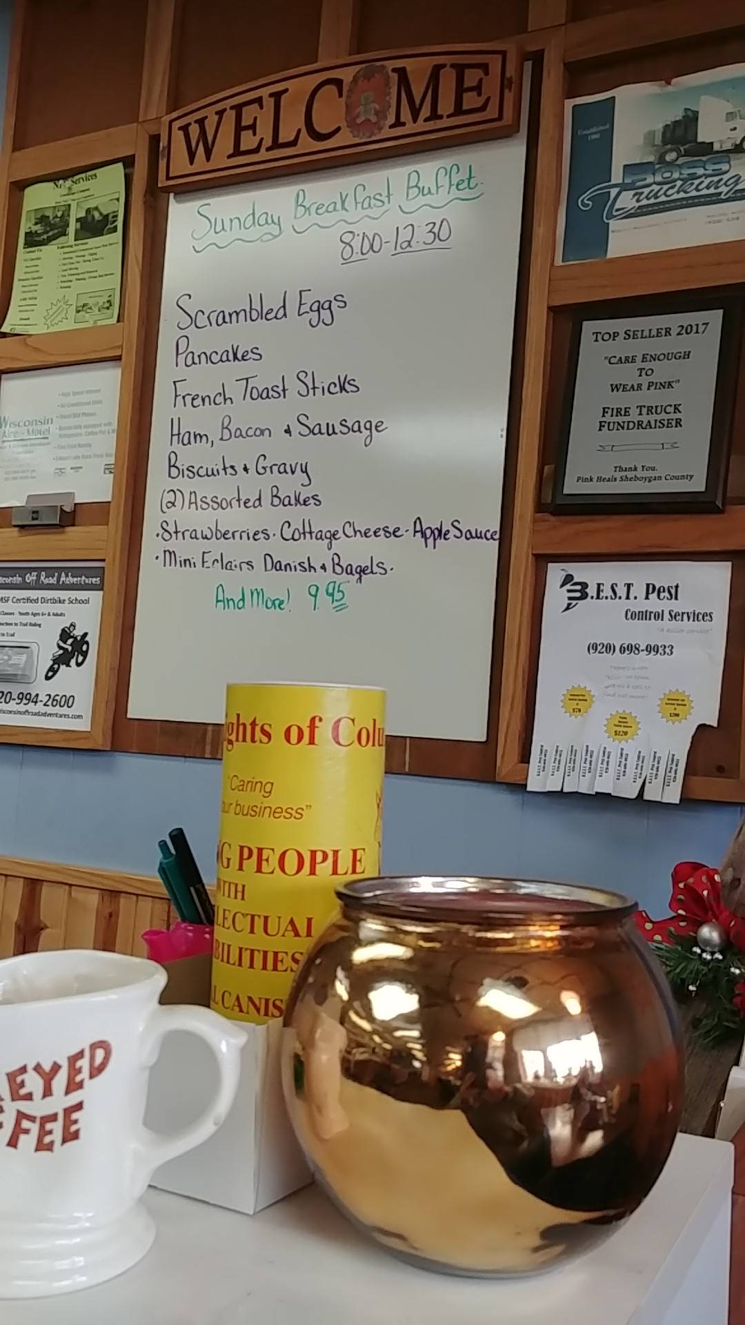 Menu at Leicht's Waldo Cafe, Waldo