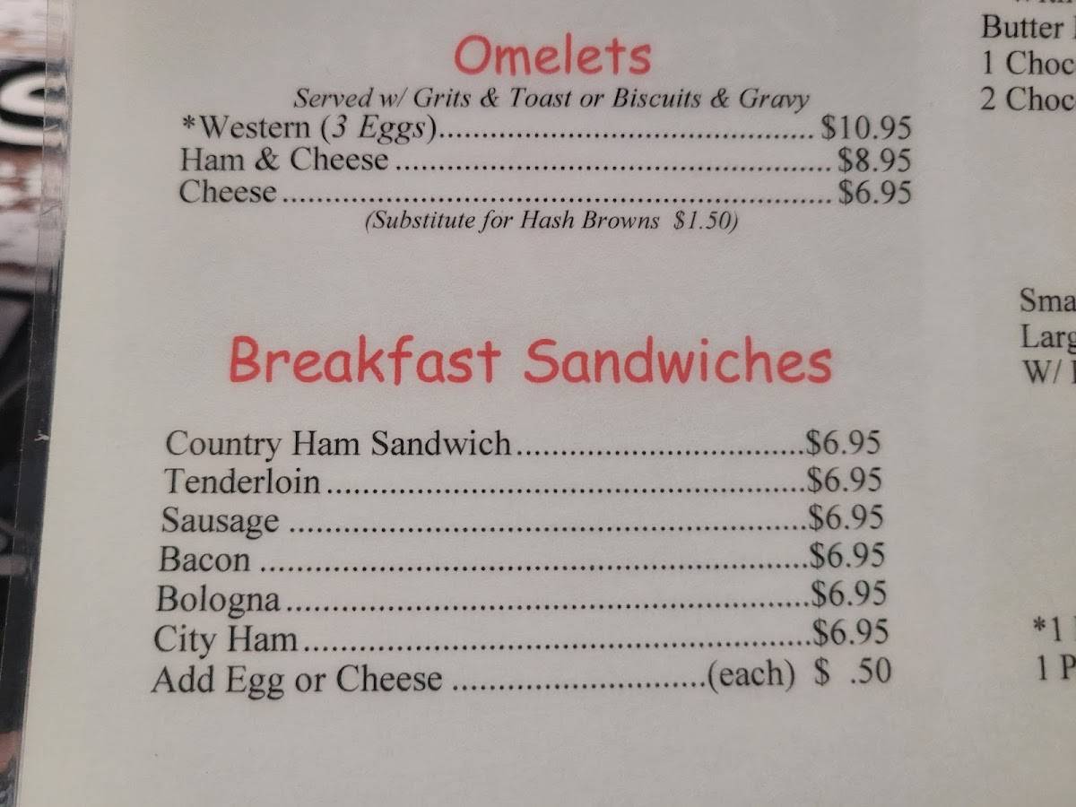 Menu at Libby's Catfish & Diner Eatery restaurant, Decatur, AL-67