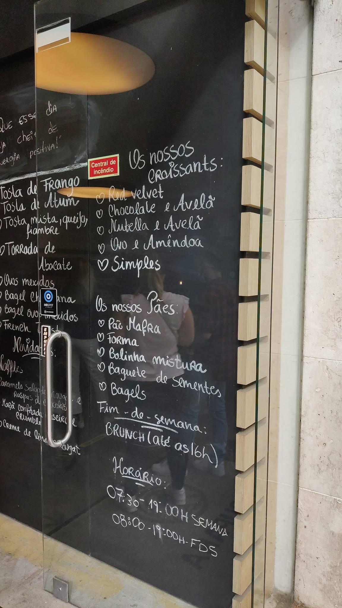 Menu em Choupana Caffé café, Lisboa, Av. da República 25A