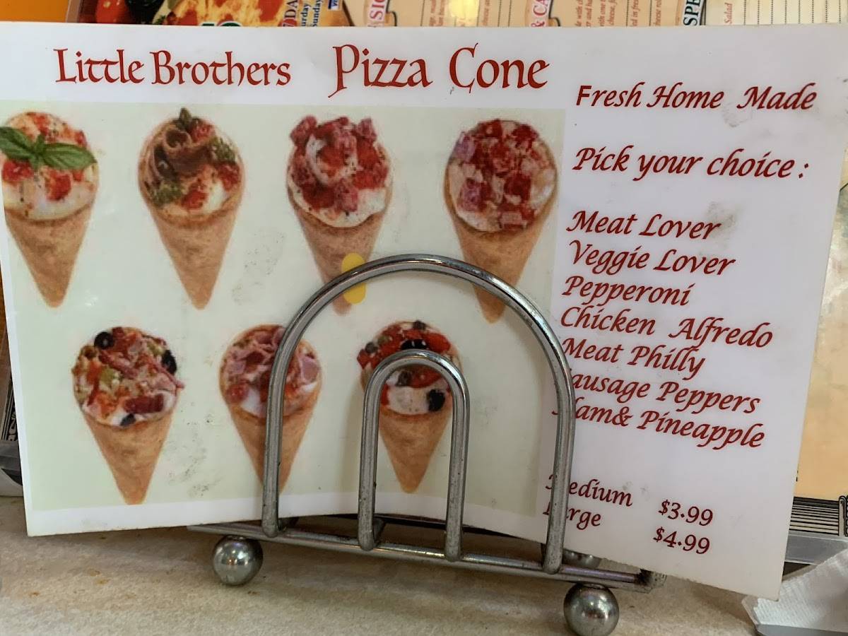 Menu at Little Brothers Pizza pizzeria, Burleson