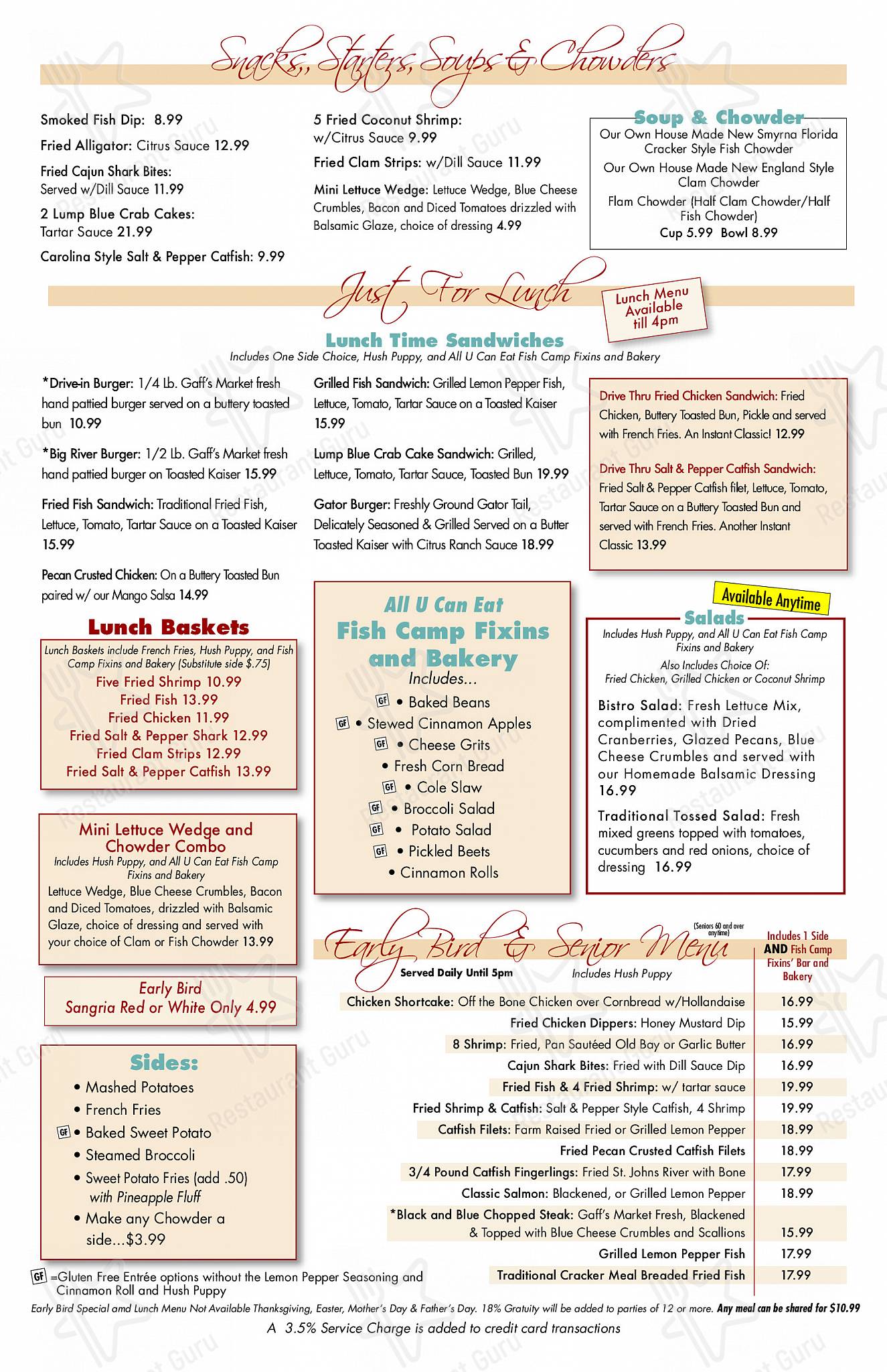 Menu at Lob-House Seafood and Steak LLC restaurant, Birmingham