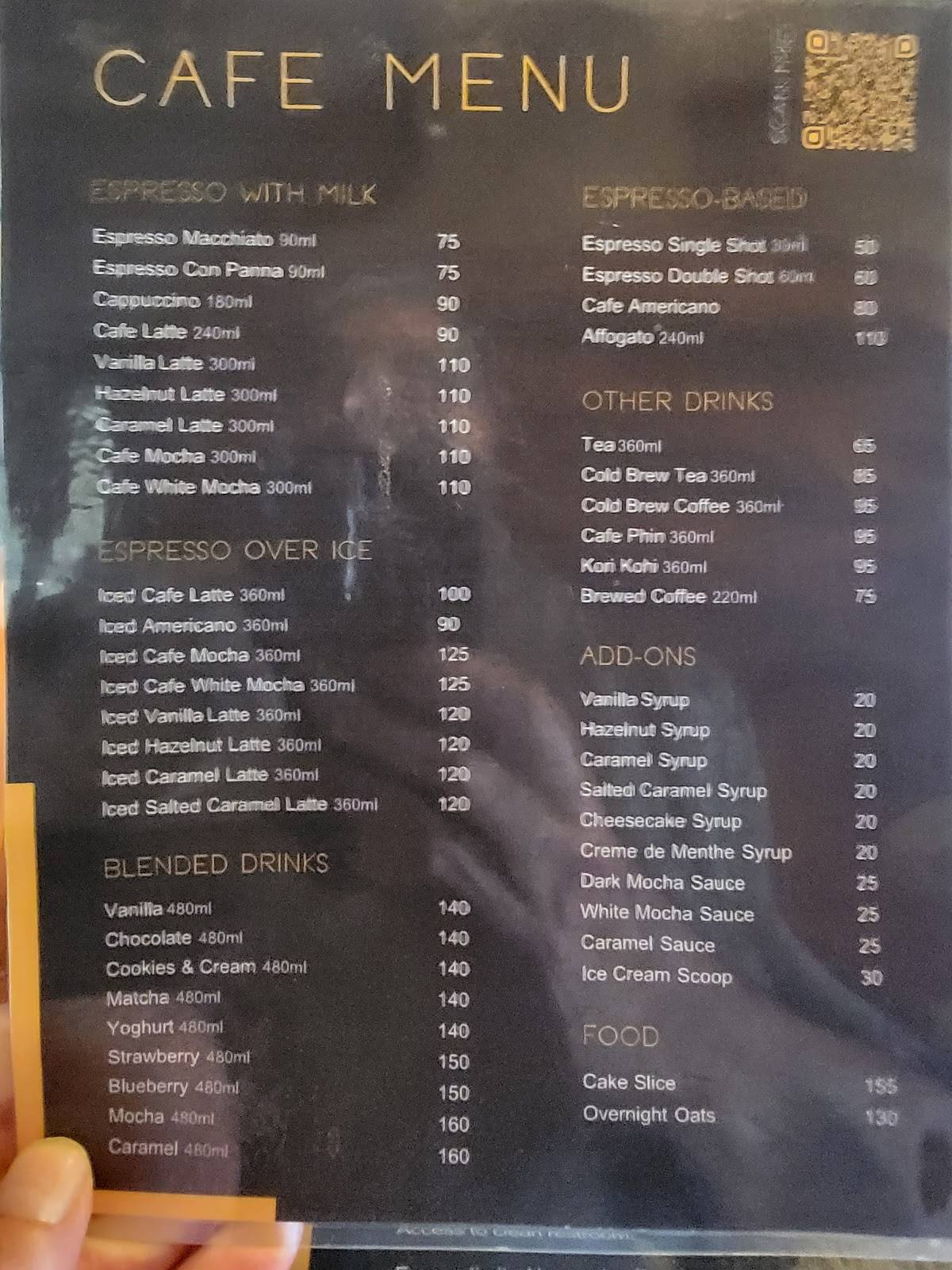 Carta de Localhost Workspace & Cafe, Dapitan