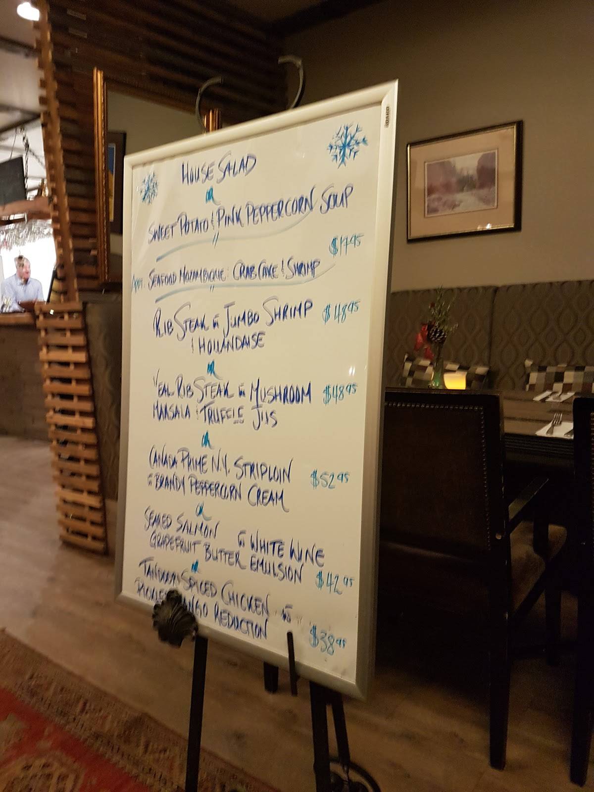 Menu at Longview Steakhouse, Longview, Highway 22 West