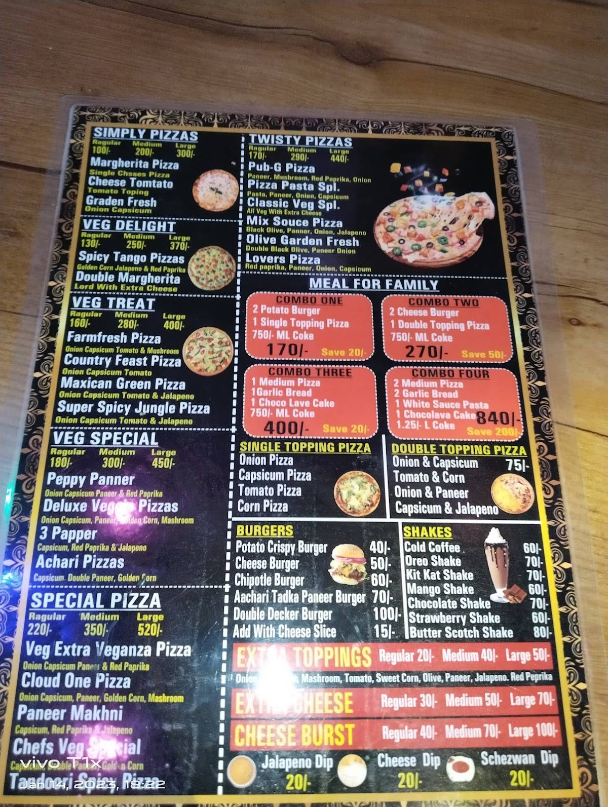 Menu at Love Pizza, Modinagar