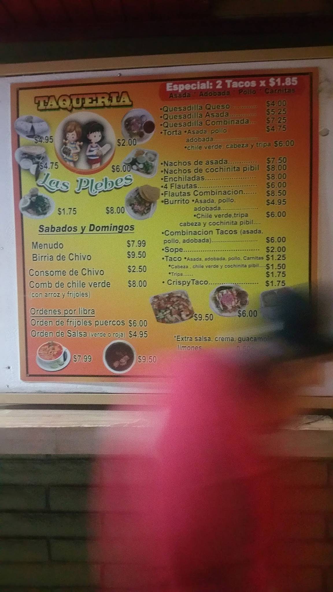 Menu at Lucky Bun restaurant, Fresno, E Jensen Ave