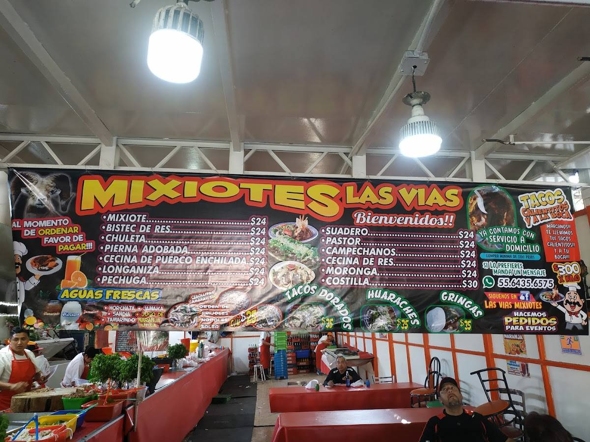 Carta del restaurante MIXIOTES LA VIAS, Ecatepec