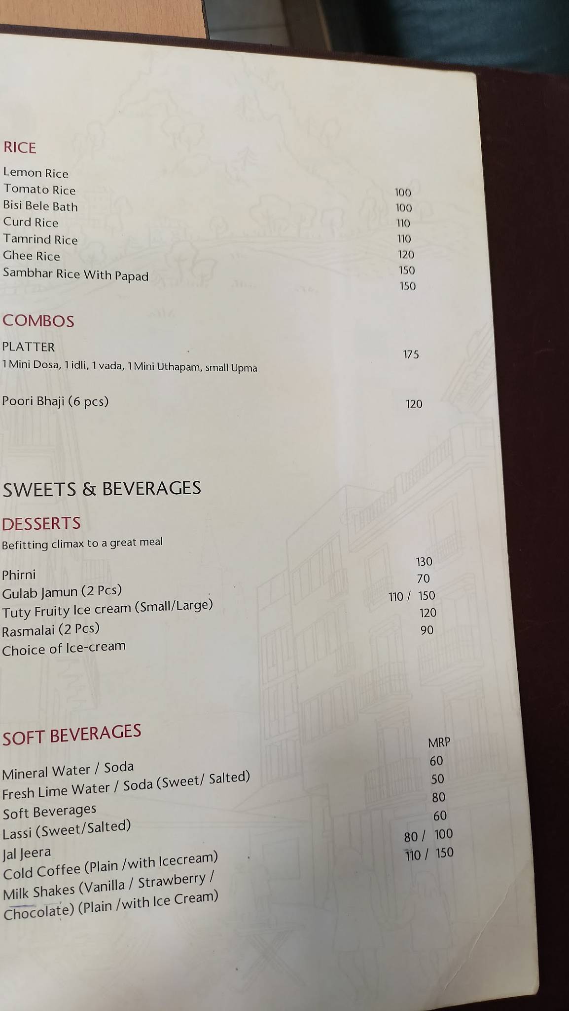 Menu at Moti Mahal delux, New Delhi, 129